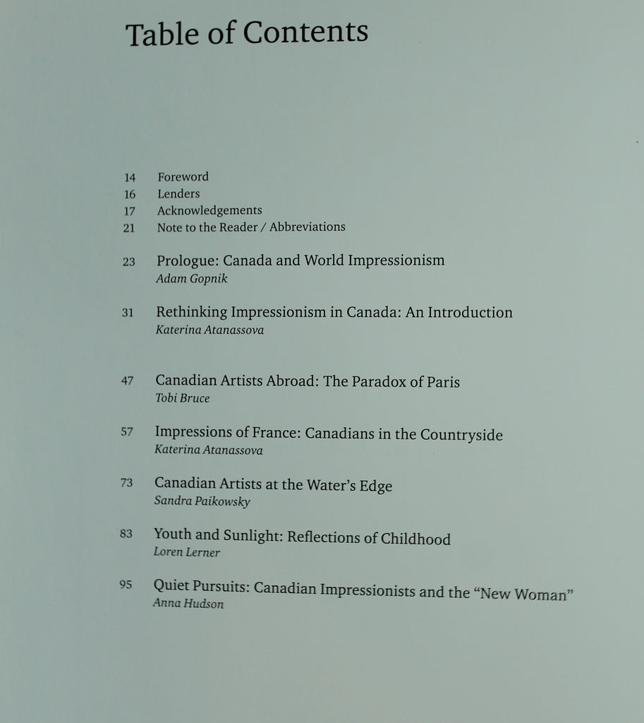 Canada and Impressionism, New Horizons - Art book, Hard Cover ...