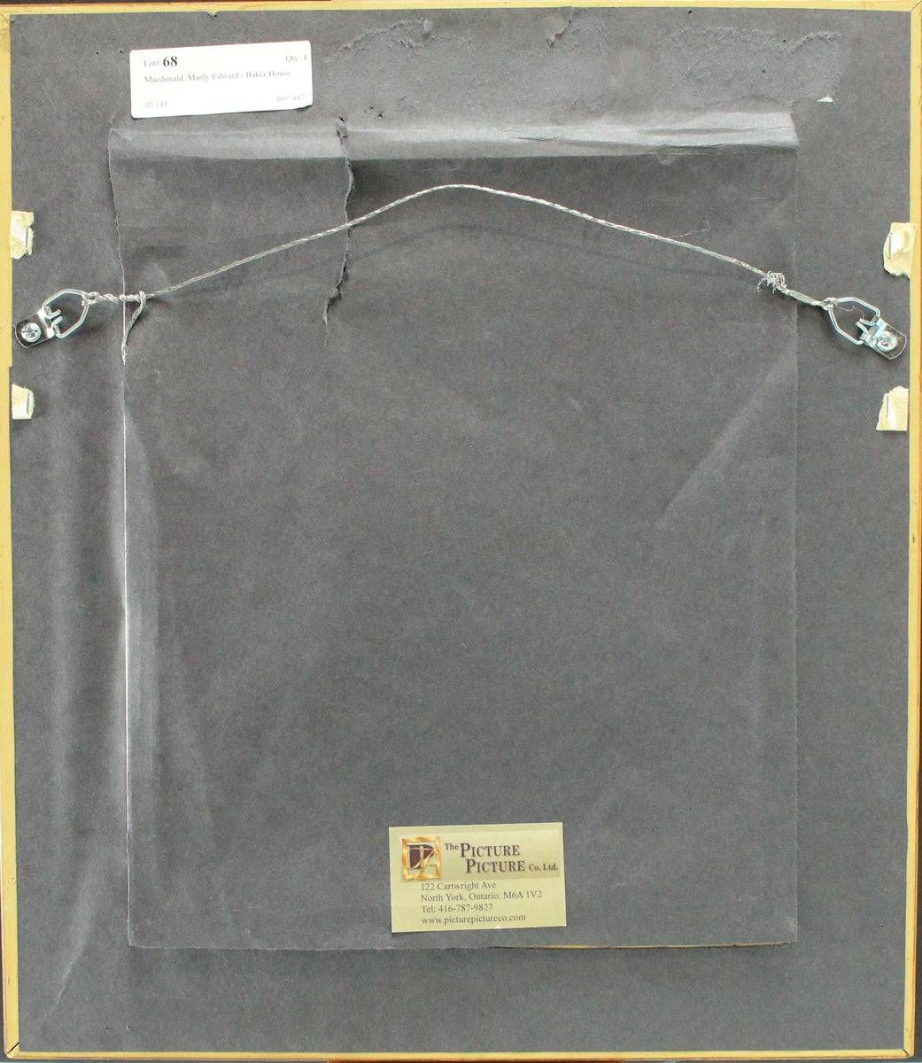 Manly MacDonald, Canadian painter - Oil painting, 10 1/2 x 8 1/2 ...