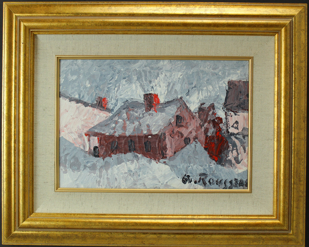 Albert Rousseau house in rural Quebec in the winter – Canadian Classic ...